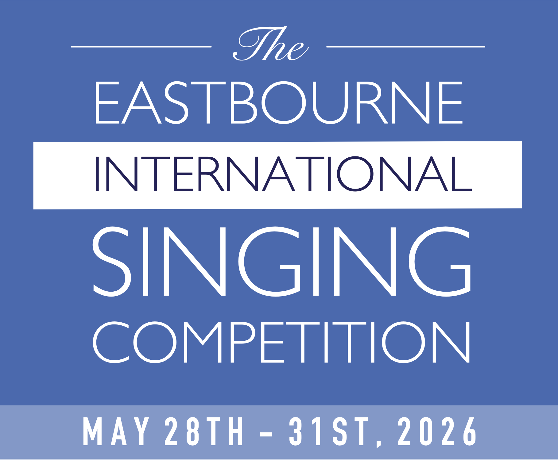Eastbourne International Singing Competition Champagne Only - 31/05 ...